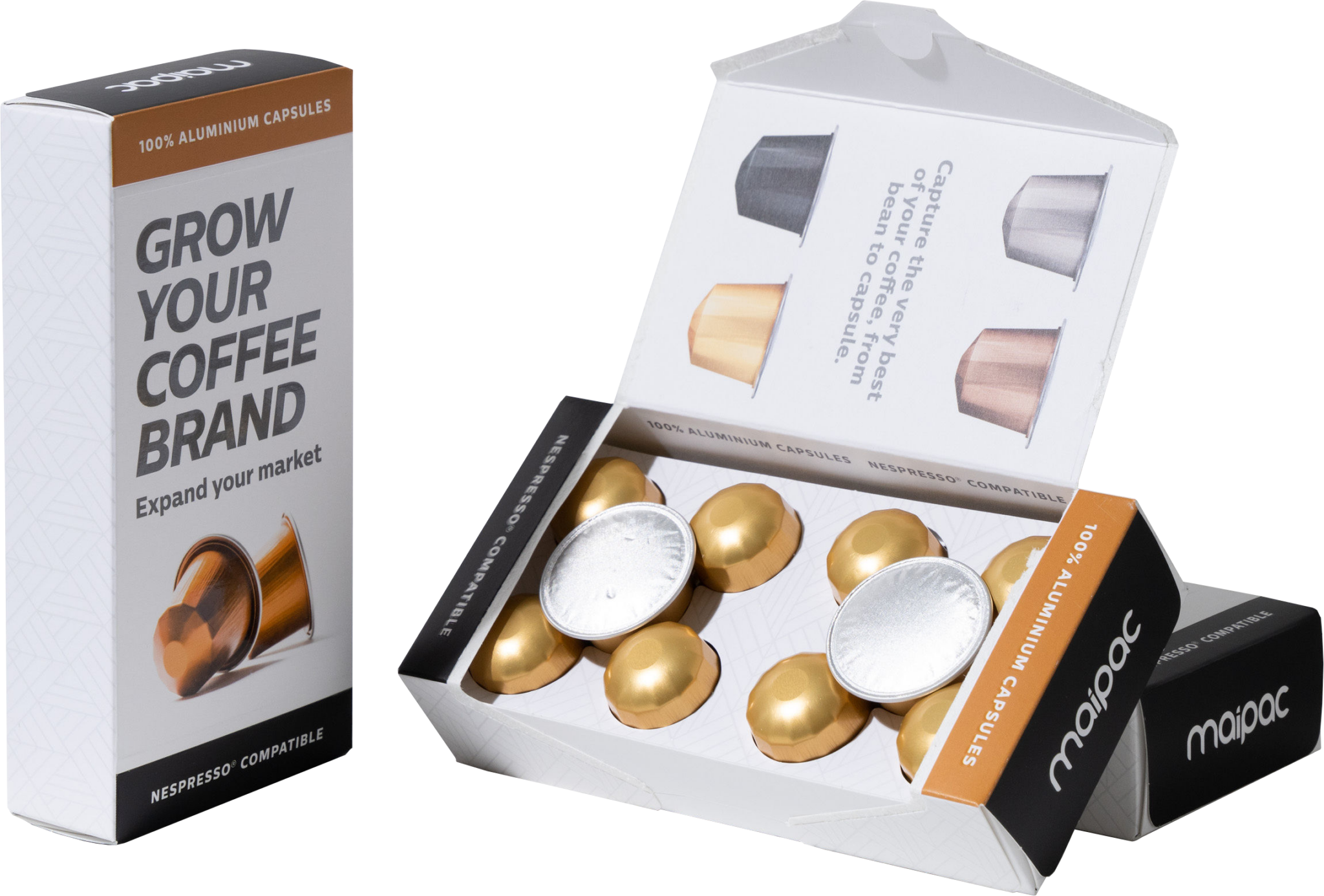 Aluminium Coffee Capsule Manufacturers | 100% Recyclable | Maipac